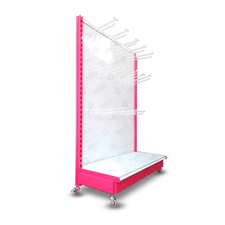 Góndola de Pared con Ganchos y Ruedas | gondola para ferreteria ...